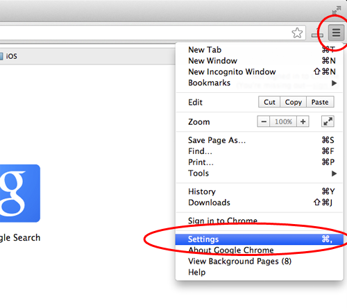 Configure Java Settings
